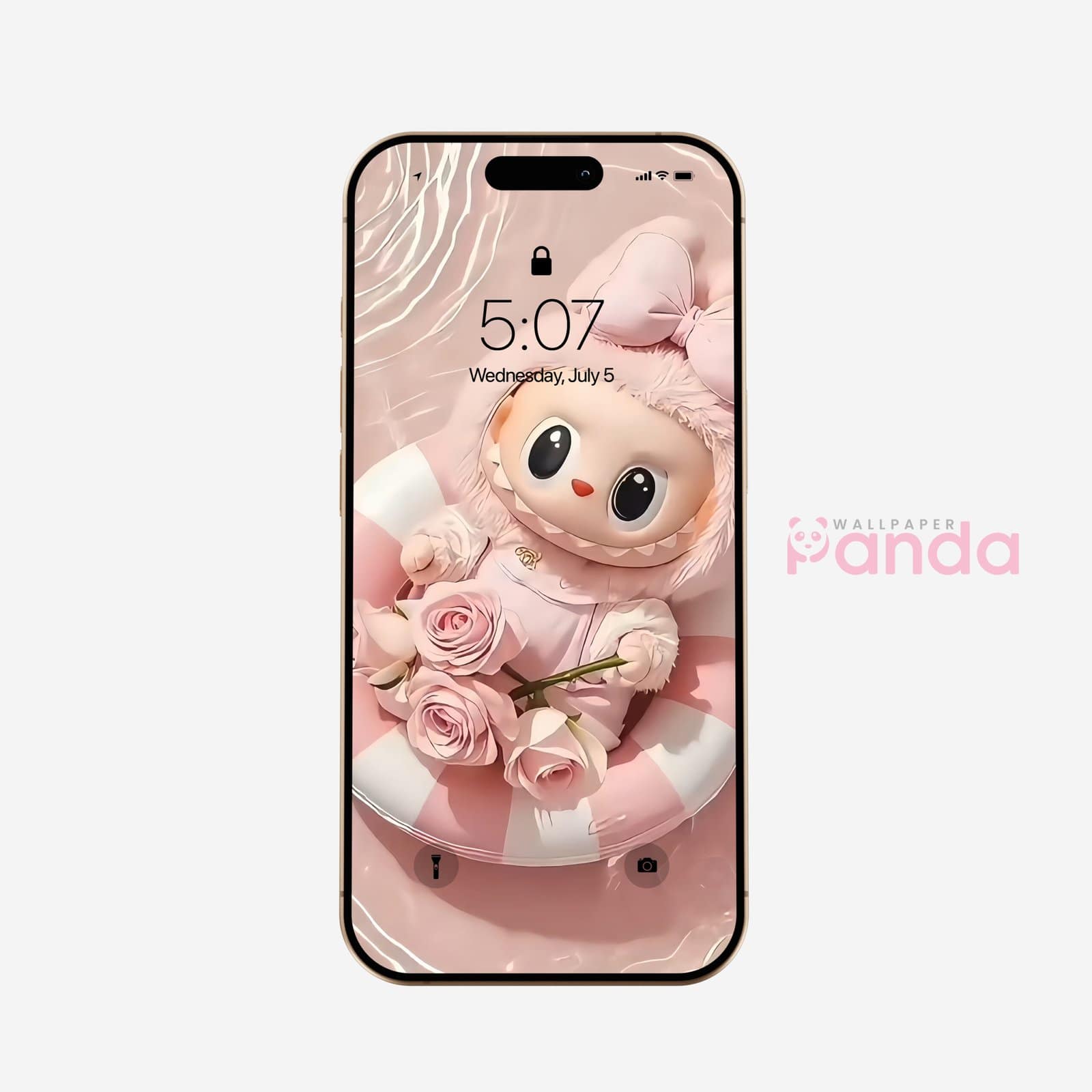 DaDa Labubu Relaxing in a Pool Video Wallpaper for Phones